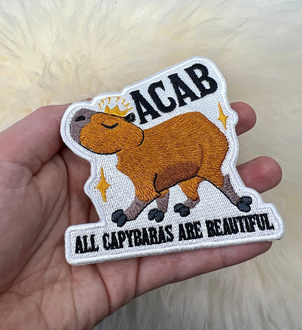 All Capybaras Are Beautiful Patch | Capybara Patch | ACAB Patch | Anim ...