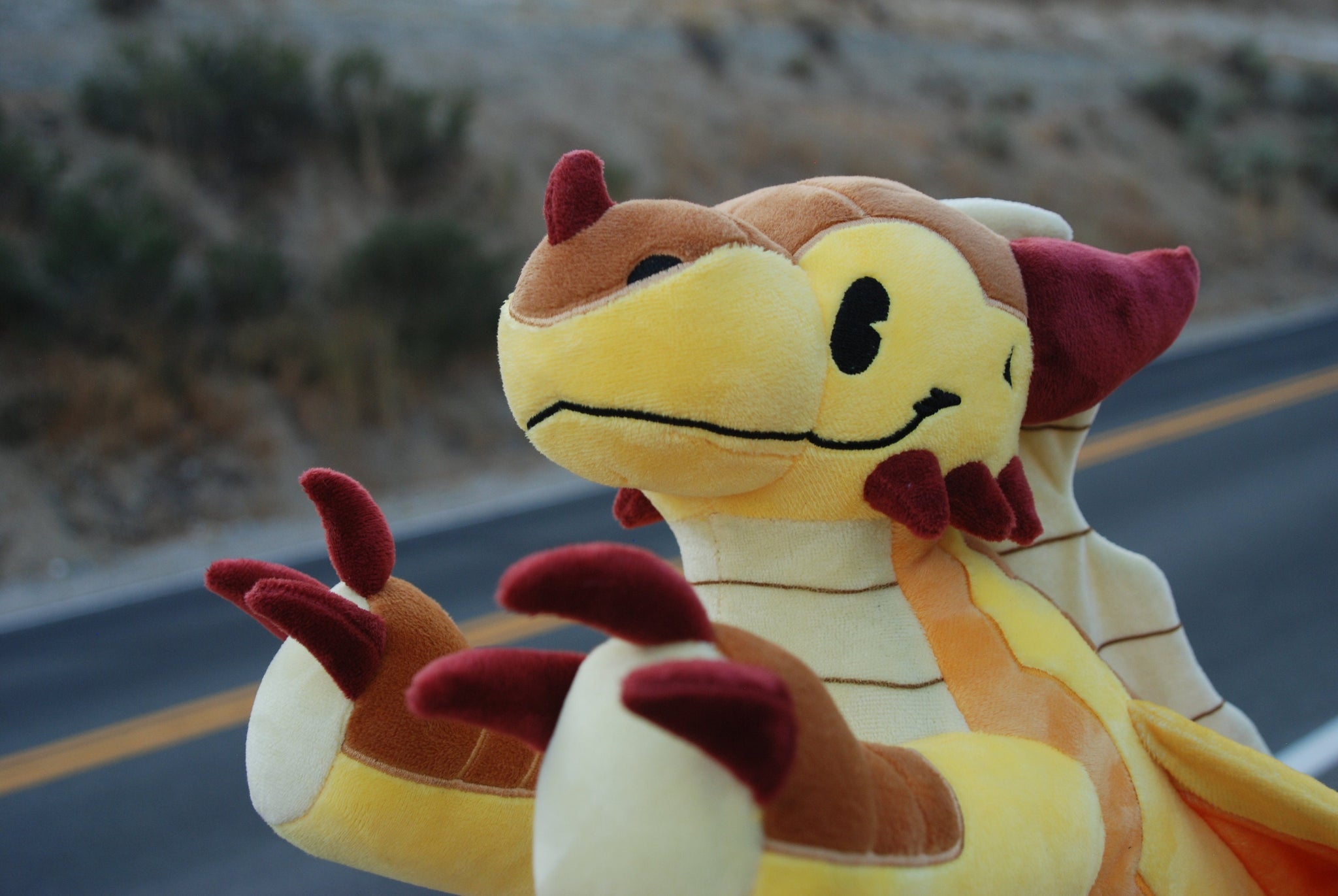 Dragon Plush | Elemental Dragon (Desert) Plushie | Dragon Stuffed Anim ...